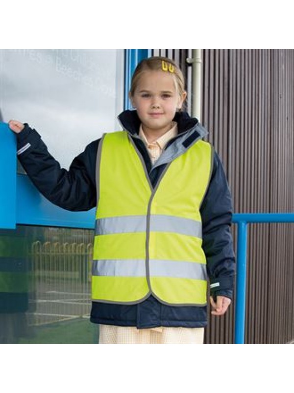 Plain CORE KIDS SAFETY VEST RESULT 120 GSM
